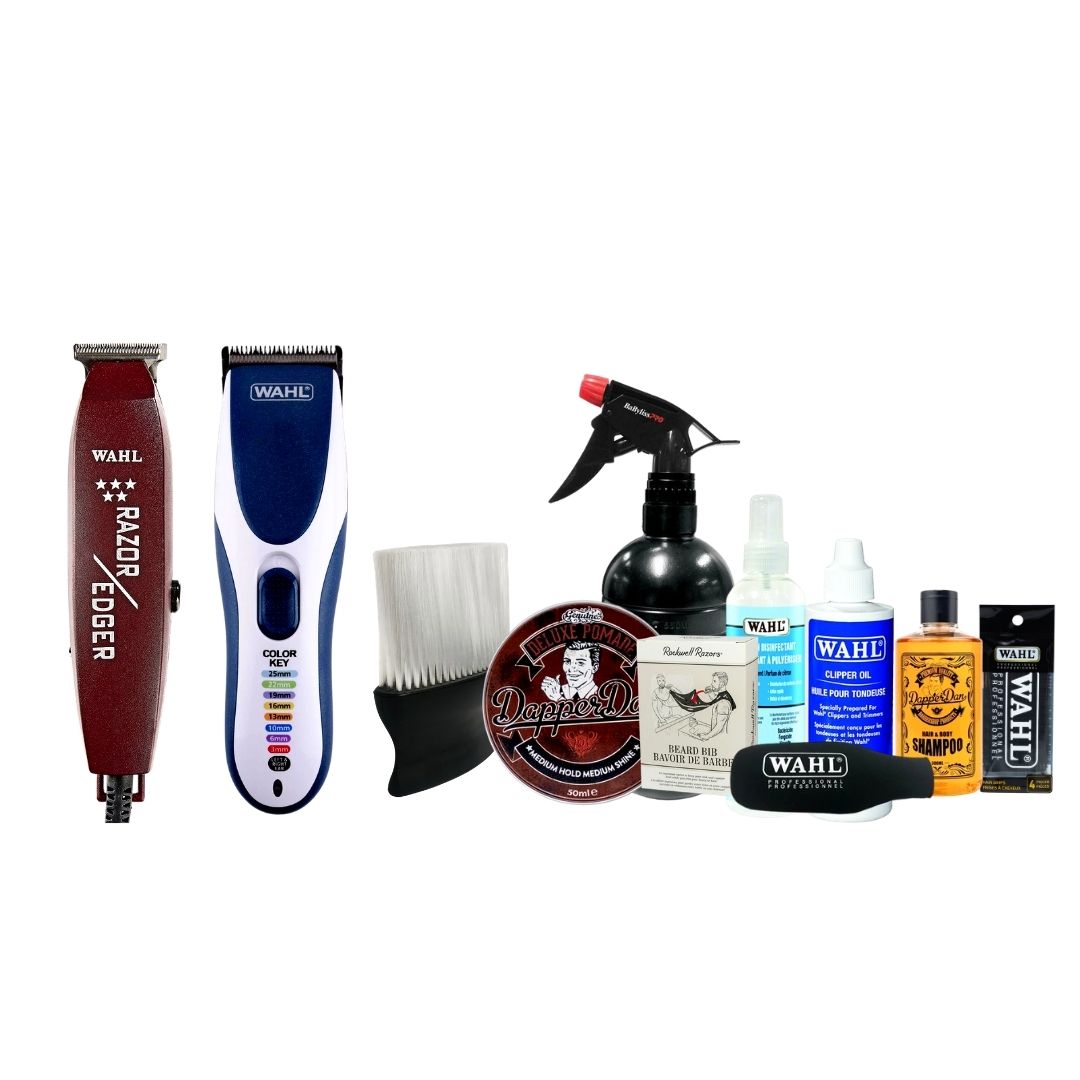 Home Hair cut Kit with WAHL Color PRO™ & Razor Edger – BarberSupplies.com
