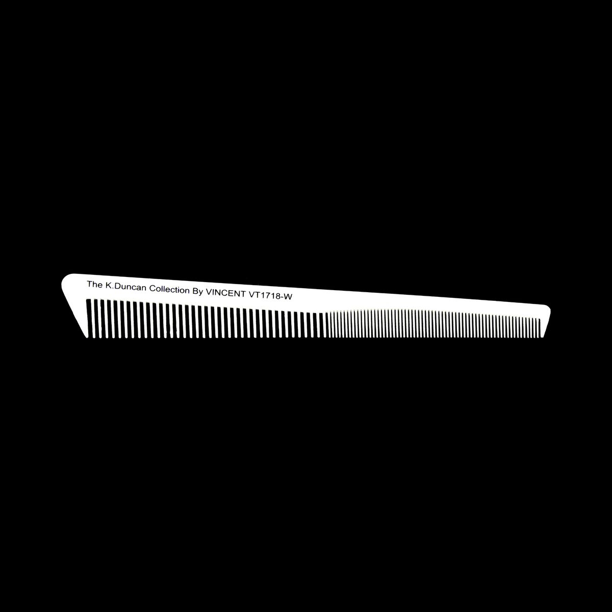 Ceramic White Tapering Comb - 7 in. – BarberSupplies.com