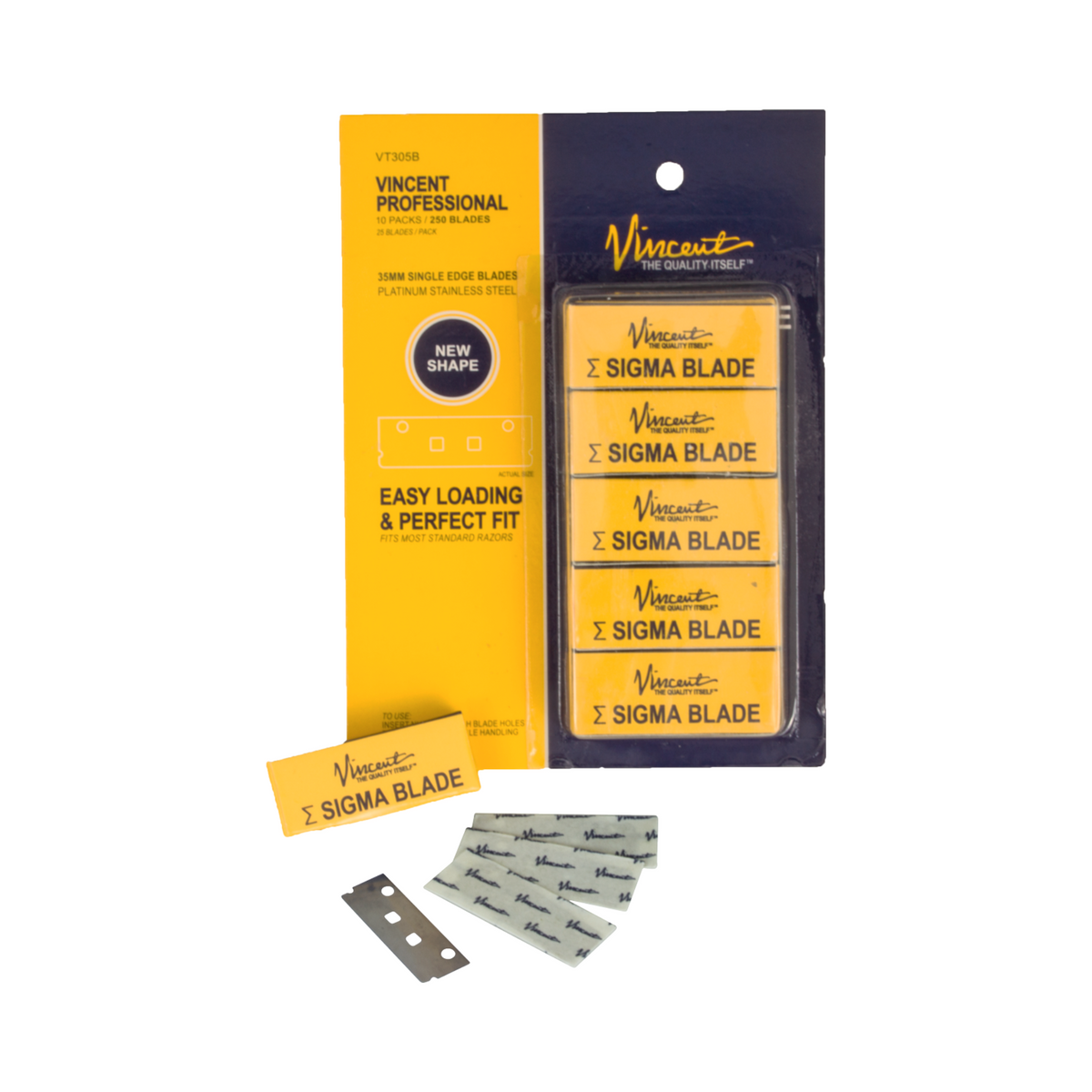 Sigma Blade 25blades/pk, 10pk per Carton – BarberSupplies.com