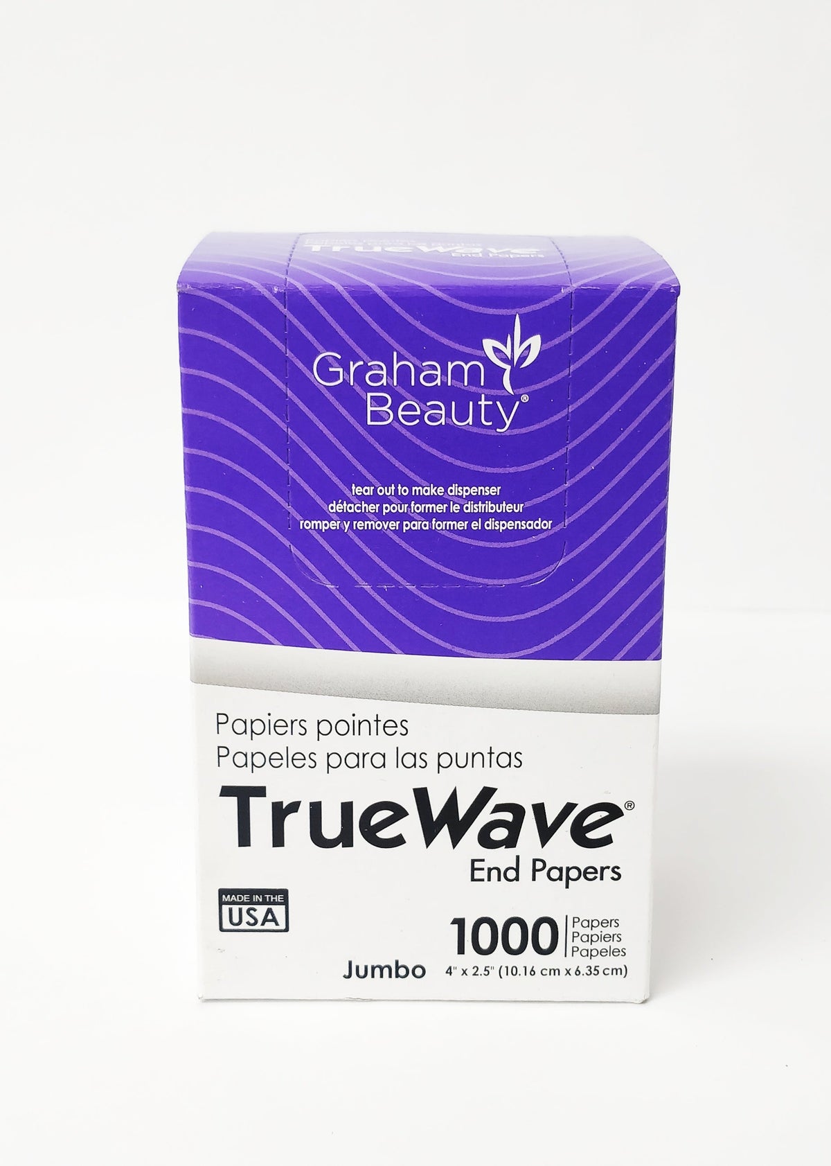 Graham Beauty Tru Wave End Papers 1000pc(4"*2.5") — BarberSupplies.com